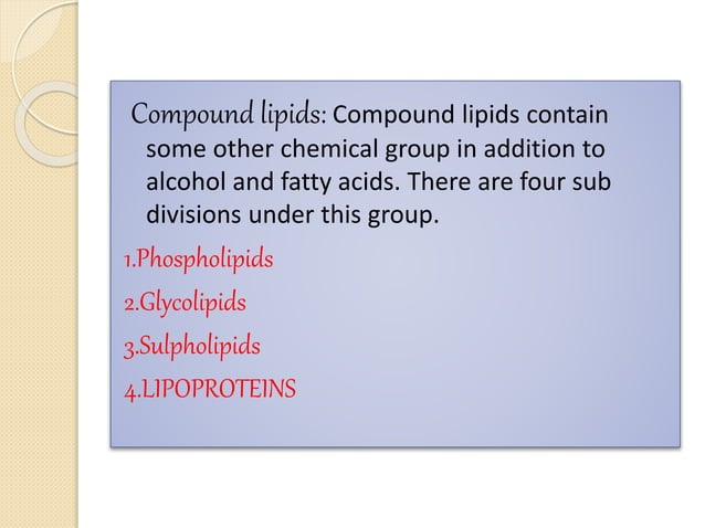 Lipids | PPTX