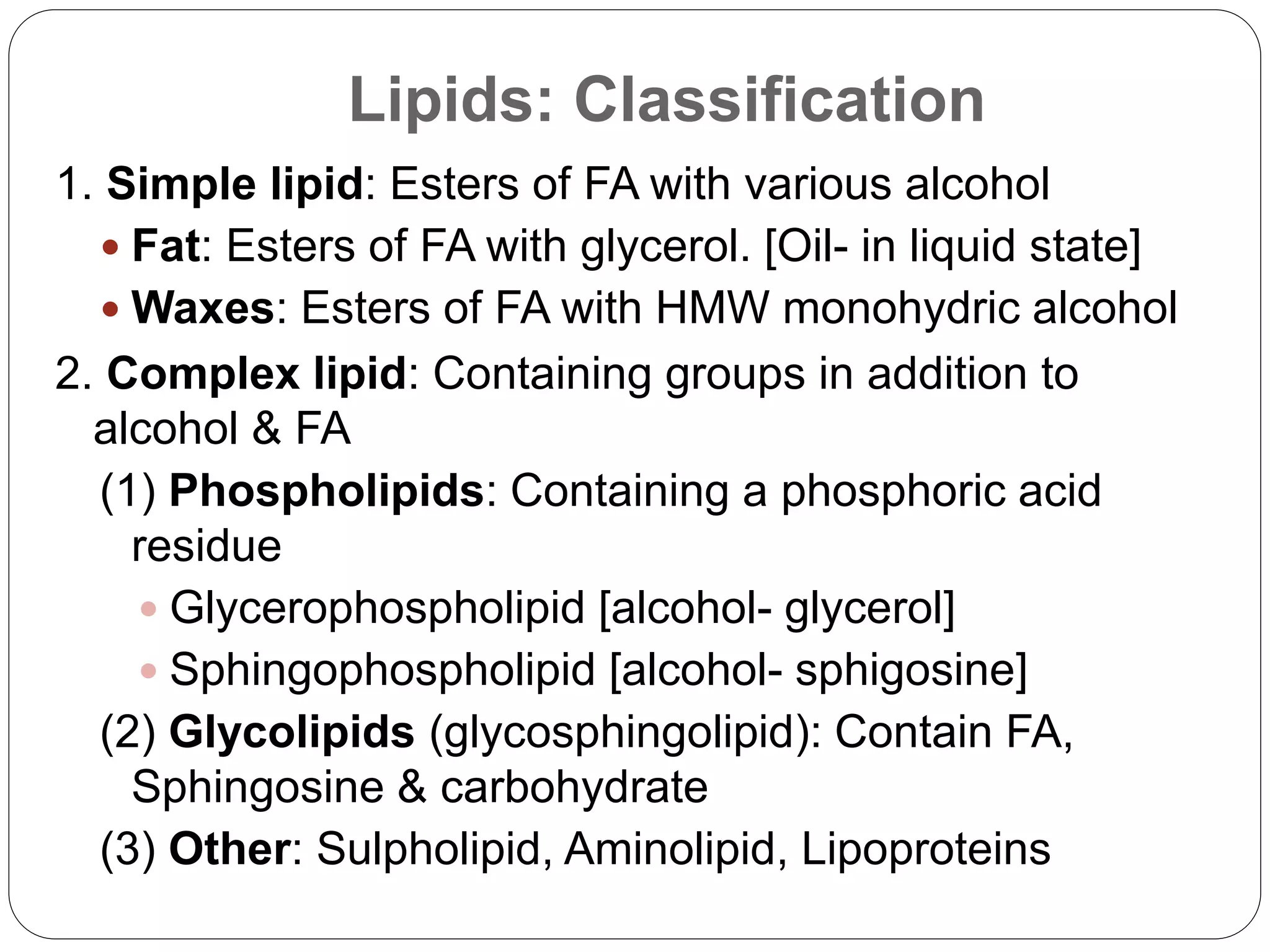 Lipids of physiologic significance | PPTX