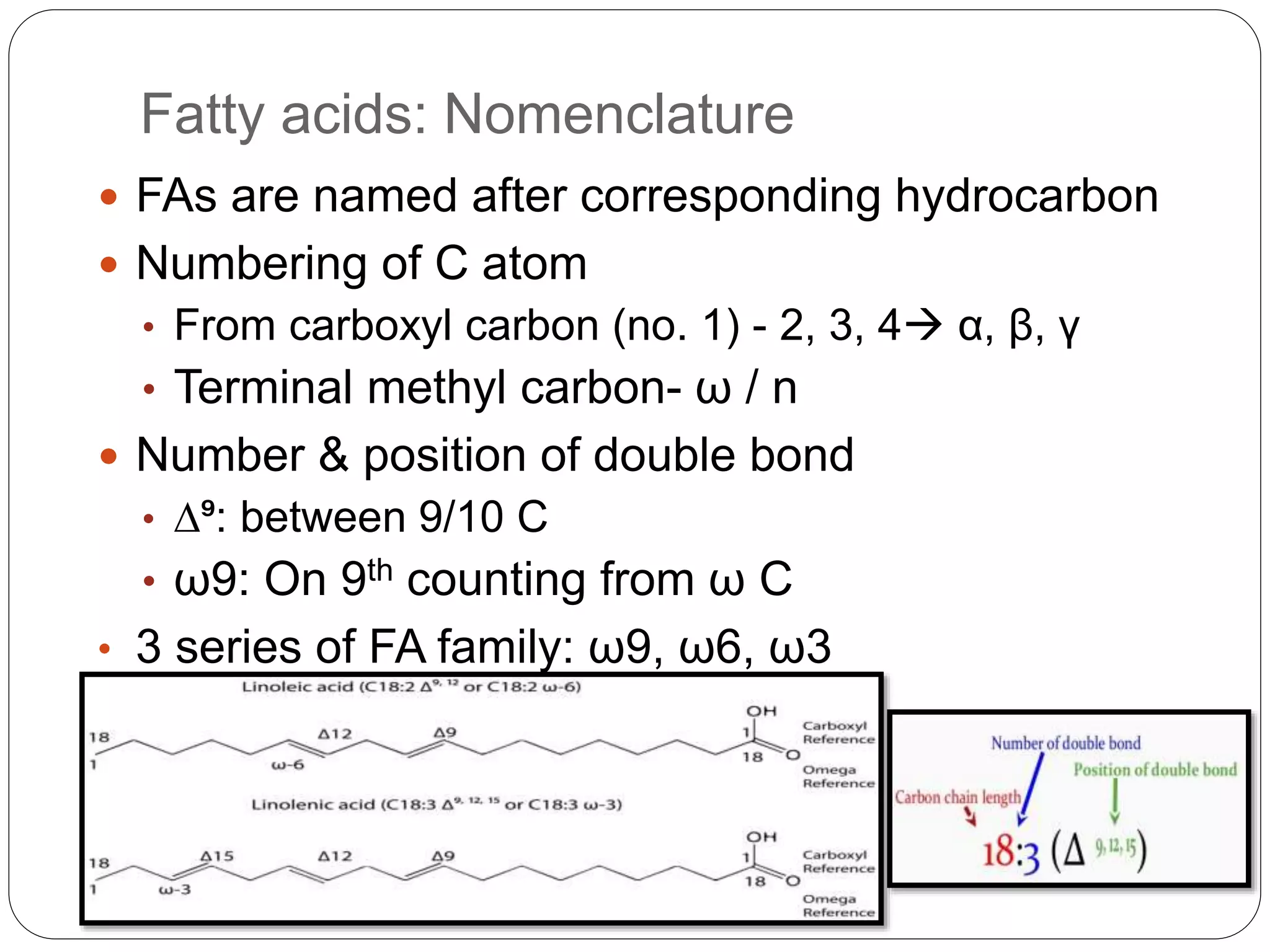 Lipids of physiologic significance | PPTX | Chemistry | Science