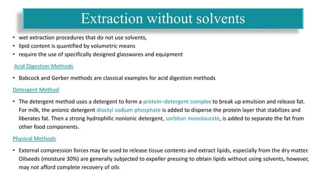 Lipids : Classification & general analysis | PPTX