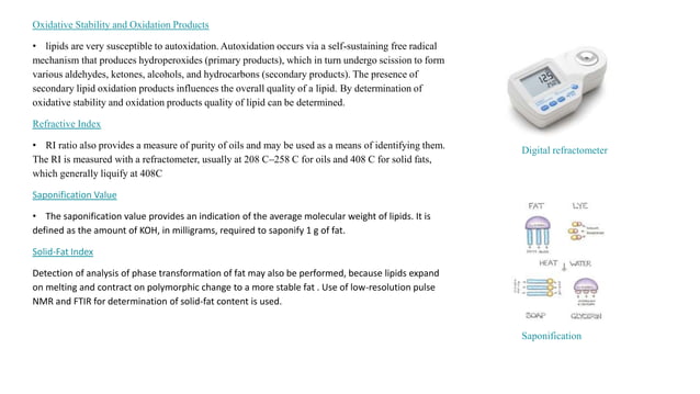 Lipids : Classification & general analysis | PPTX