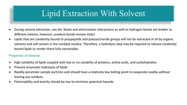 Lipids : Classification & general analysis | PPTX