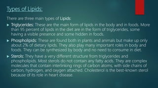 LIPIDS - Introduction, Classification, Types, Industrial use ...
