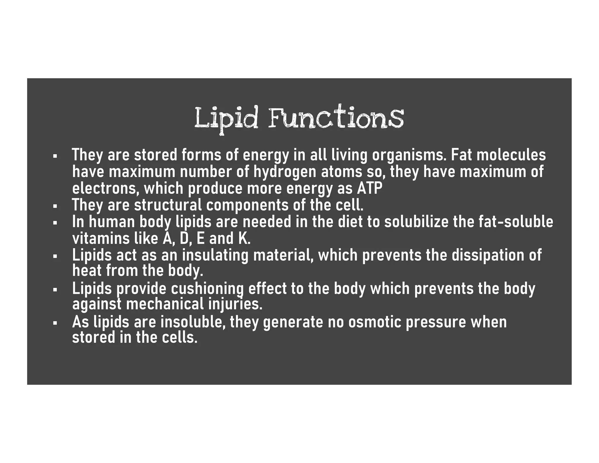 Lipids: Definition, Structure, classification, Properties and Function ...