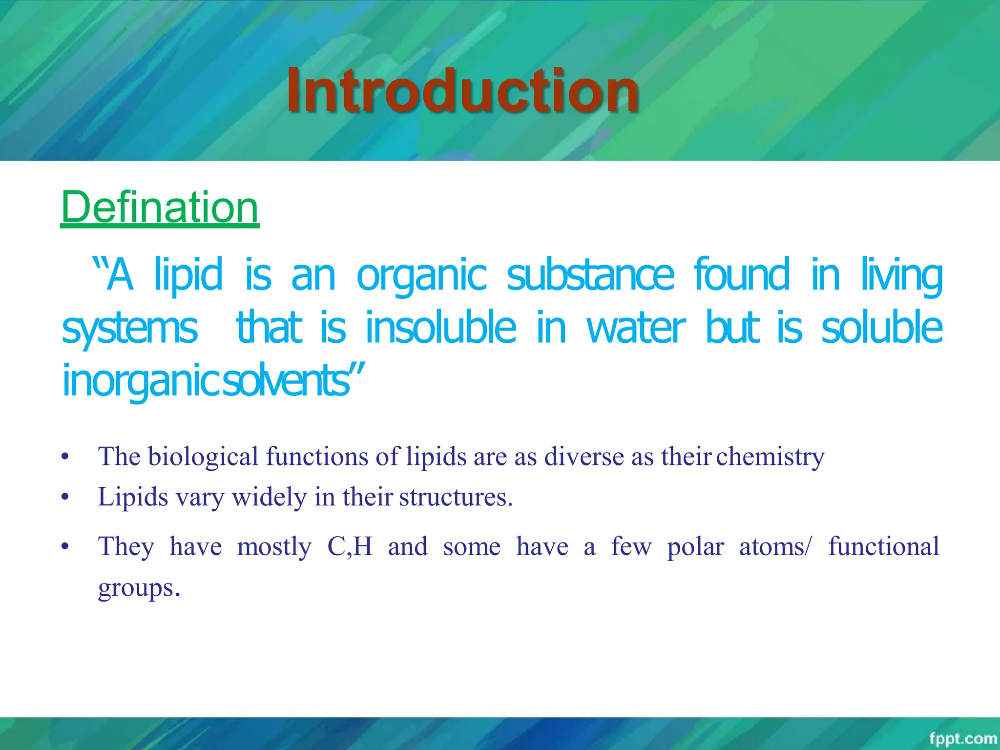 Lipids.pdf | Chemistry | Science