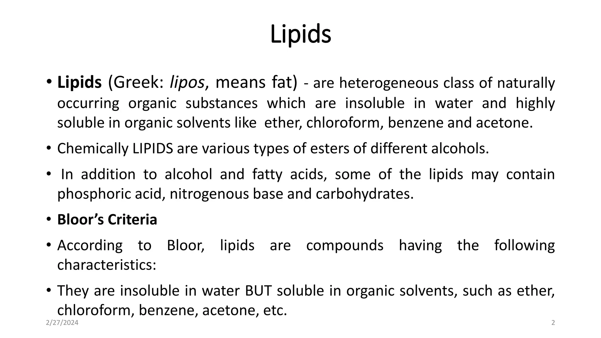 Lipids.pptx . Lipids and function of lipids and structure and types | PPTX