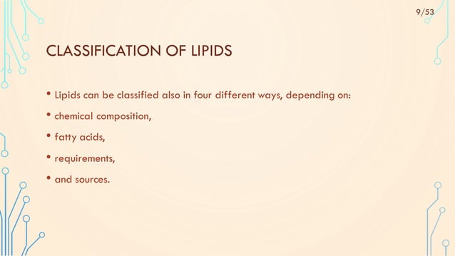 Lipids: types, structure and important functions. | PDF