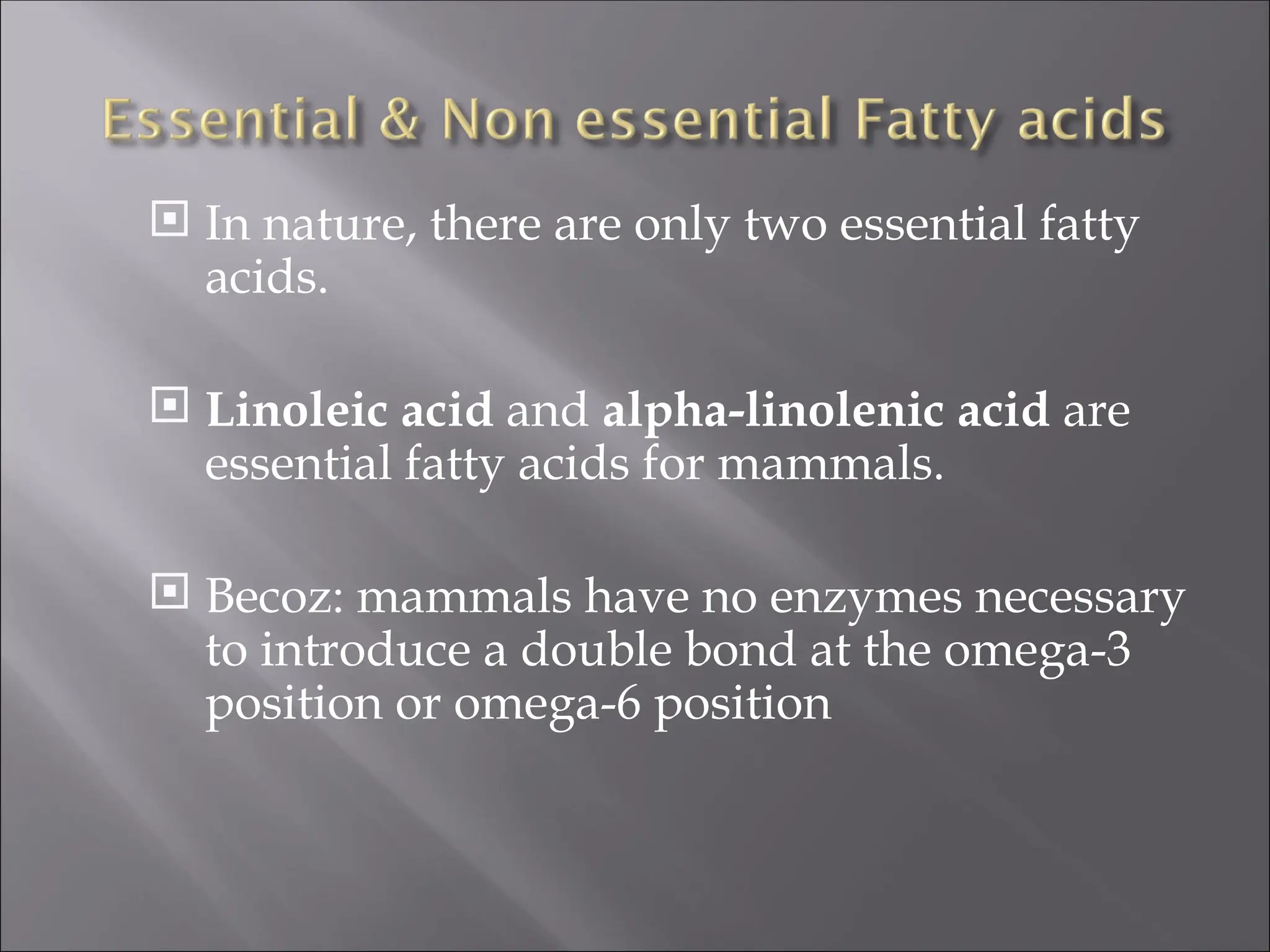 LIPIDS sources and their functional structure.ppt | Chemistry | Science