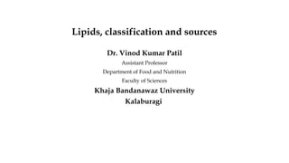 lipids, classifications, and sorces.pptx