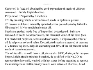 LIPIDS ( fixed oils, wool fat, Bees wax) | PPTX | Chemistry | Science