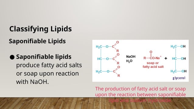 lipids.powerpoint presentation in science | PPTX | Chemistry | Science