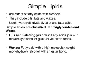Biological Macromolecule - Lipids - Introduction | PPT