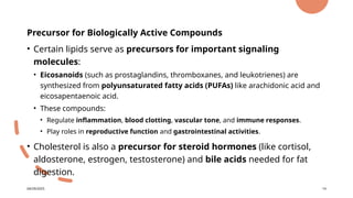 Lipids: Classification, Functions, Metabolism, and Dietary ...