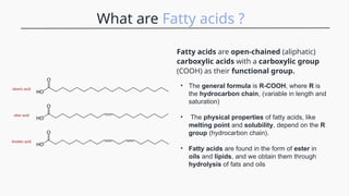Lipids biochemistry basic terminologies stuff | PPTX