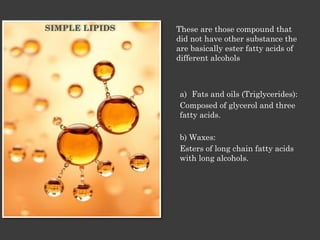 LIPIDS.pptx lipids carbohydrates, metabolism | PPTX