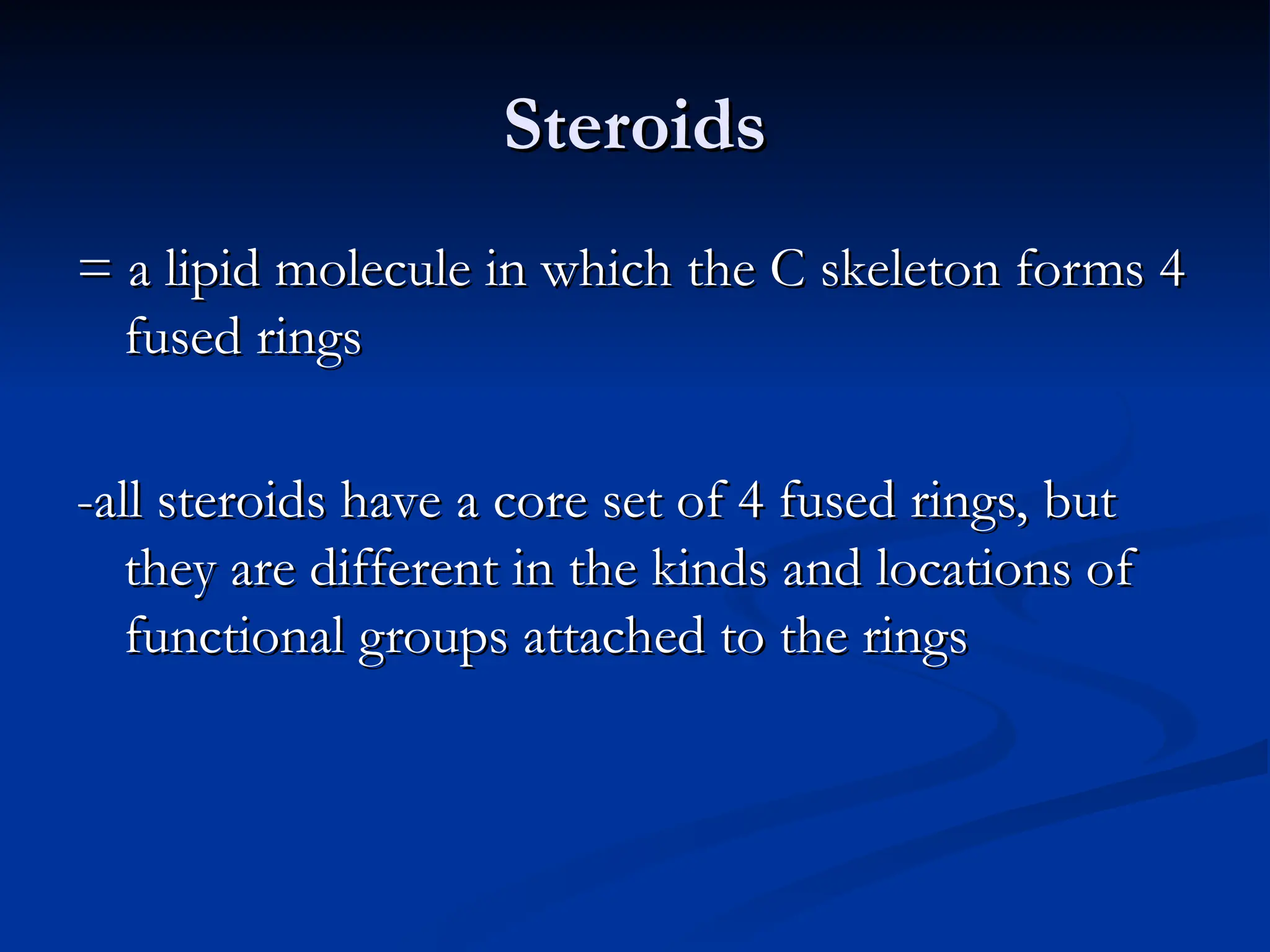 Lessons In Biochemistry About Lipids Ppt