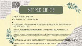 Lipids and metabolism ( Health and medicine ) | PPT