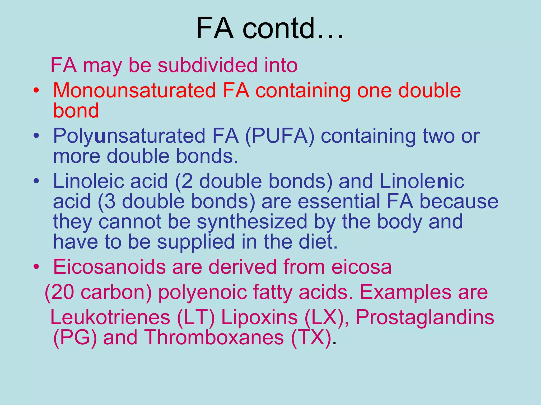 Lipids Chemistry Structure & Function (More Detailed) | PPT