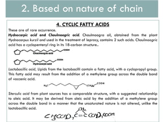 Lipids -composition | PPT