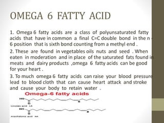 Lipids :Types, Structure, Omega-3 & 6 fatty acid importance of lipids ...