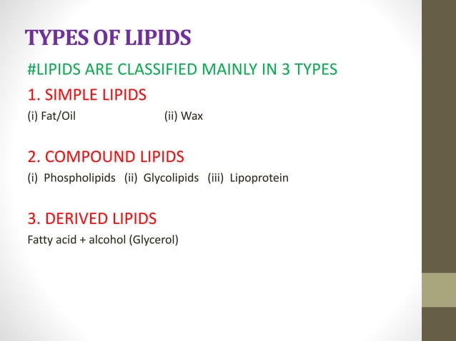 Lipids :Types, Structure, Omega-3 & 6 fatty acid importance of lipids ...