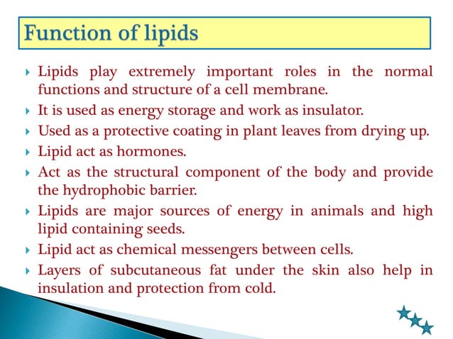Lipids properties, classification, function | PPTX | Chemistry | Science