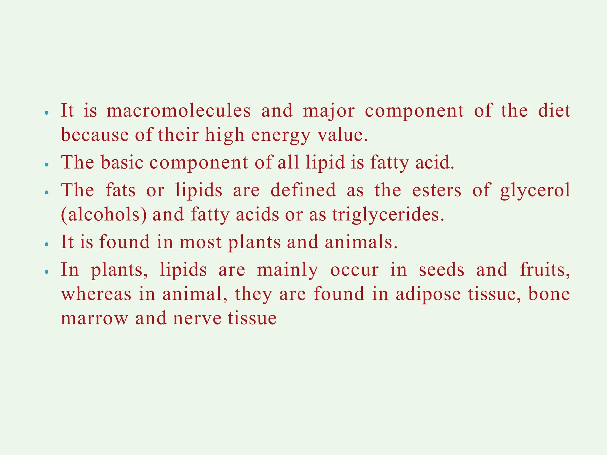 Lipids Propertiesclassificationfunction Pptx