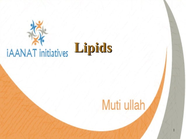 Lipids1 | PPT