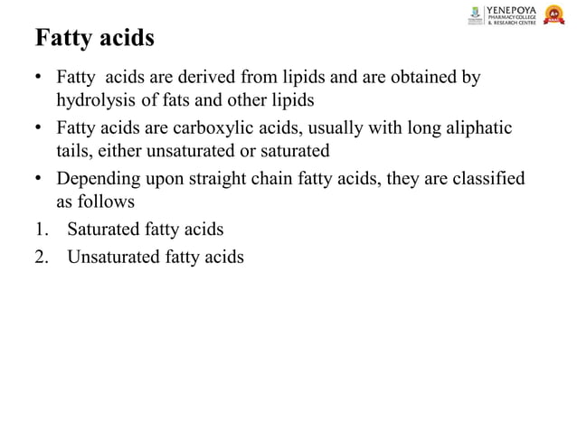 Comprehensive Overview of Lipids: Classification, Structure, Functions ...