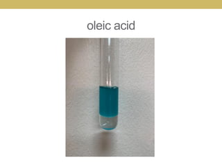 Biochemistry 1- lipids experiment presentation | PDF