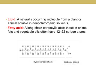 Biochemistry 1- lipids experiment presentation | PDF