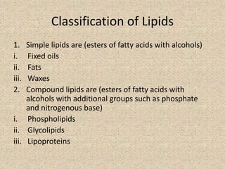 Lipids | PPTX