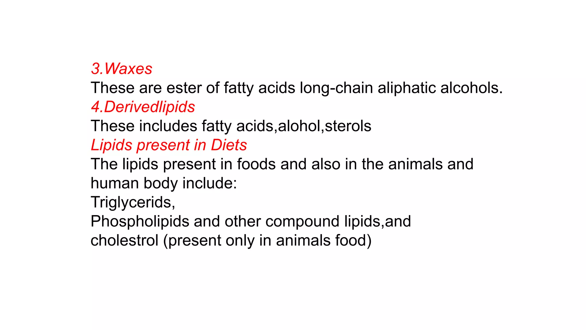 Lipids and fats | PPTX