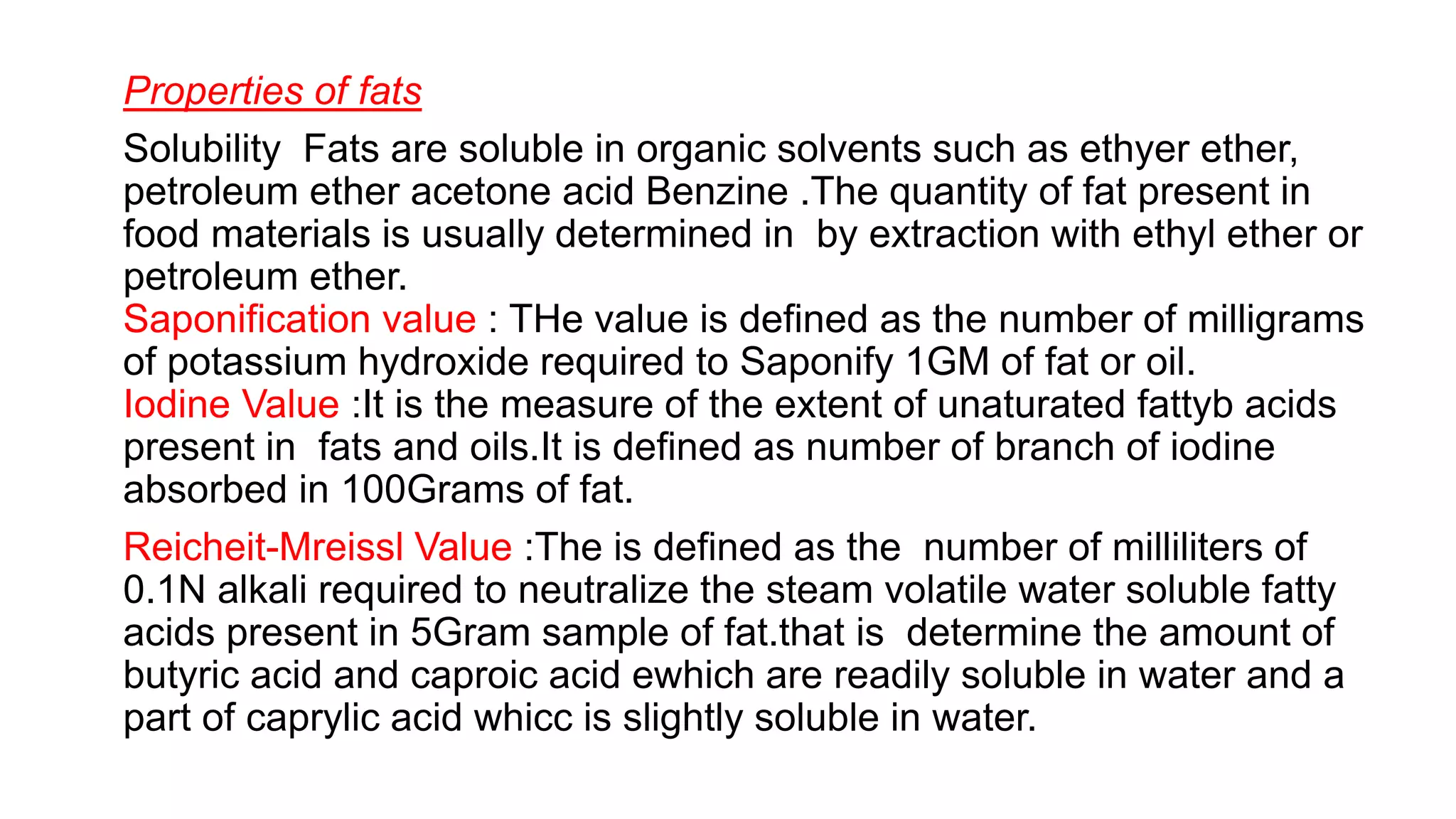 Lipids and fats | PPTX