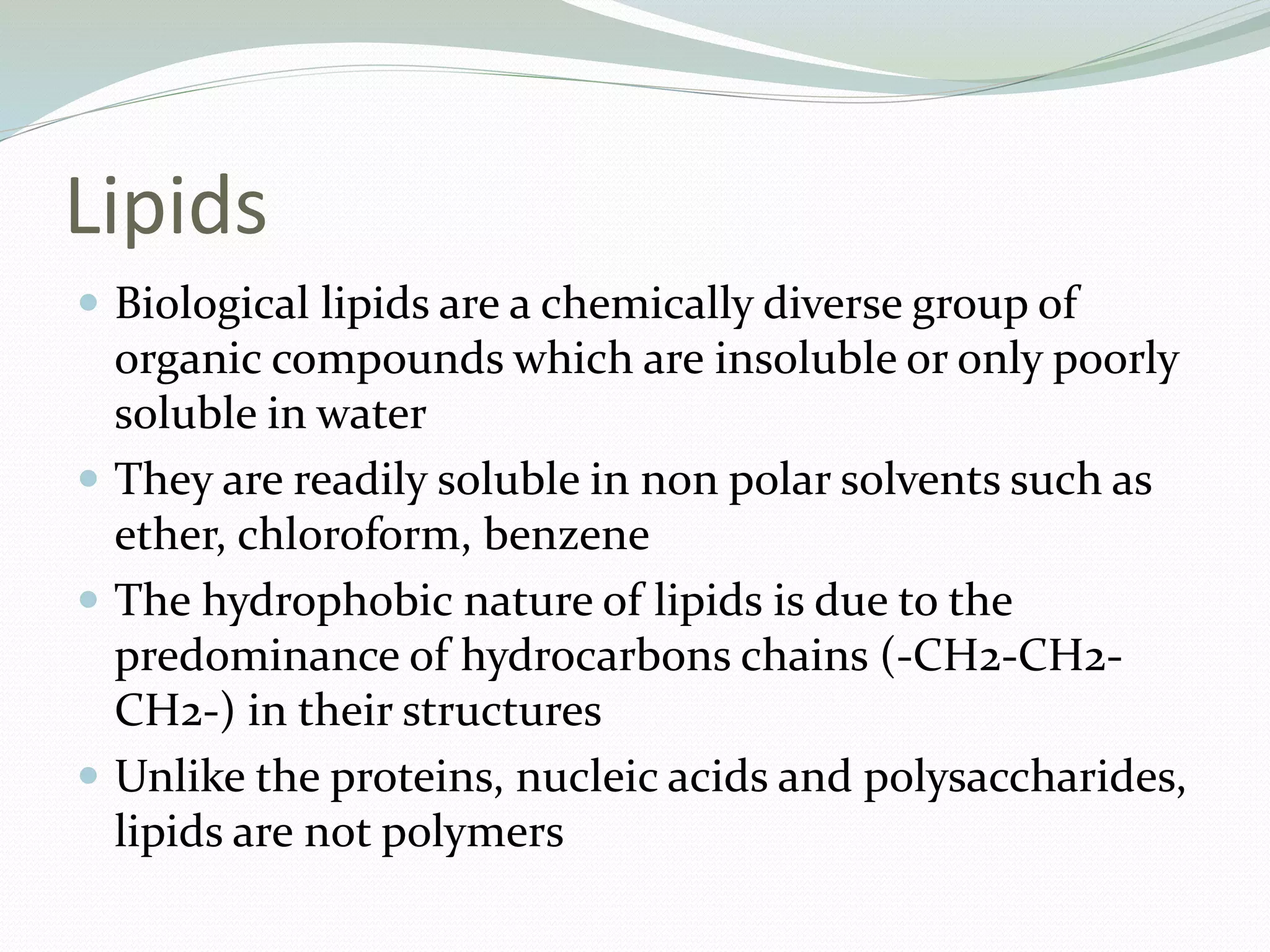 Lipids and fatty acids.pptx | Chemistry | Science