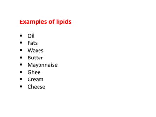 Lipids and its classification | PPTX