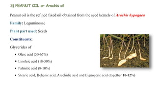Chemistry and pharmaceutical uses of Lipids and Oils .pptx