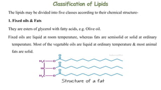 Chemistry and pharmaceutical uses of Lipids and Oils .pptx