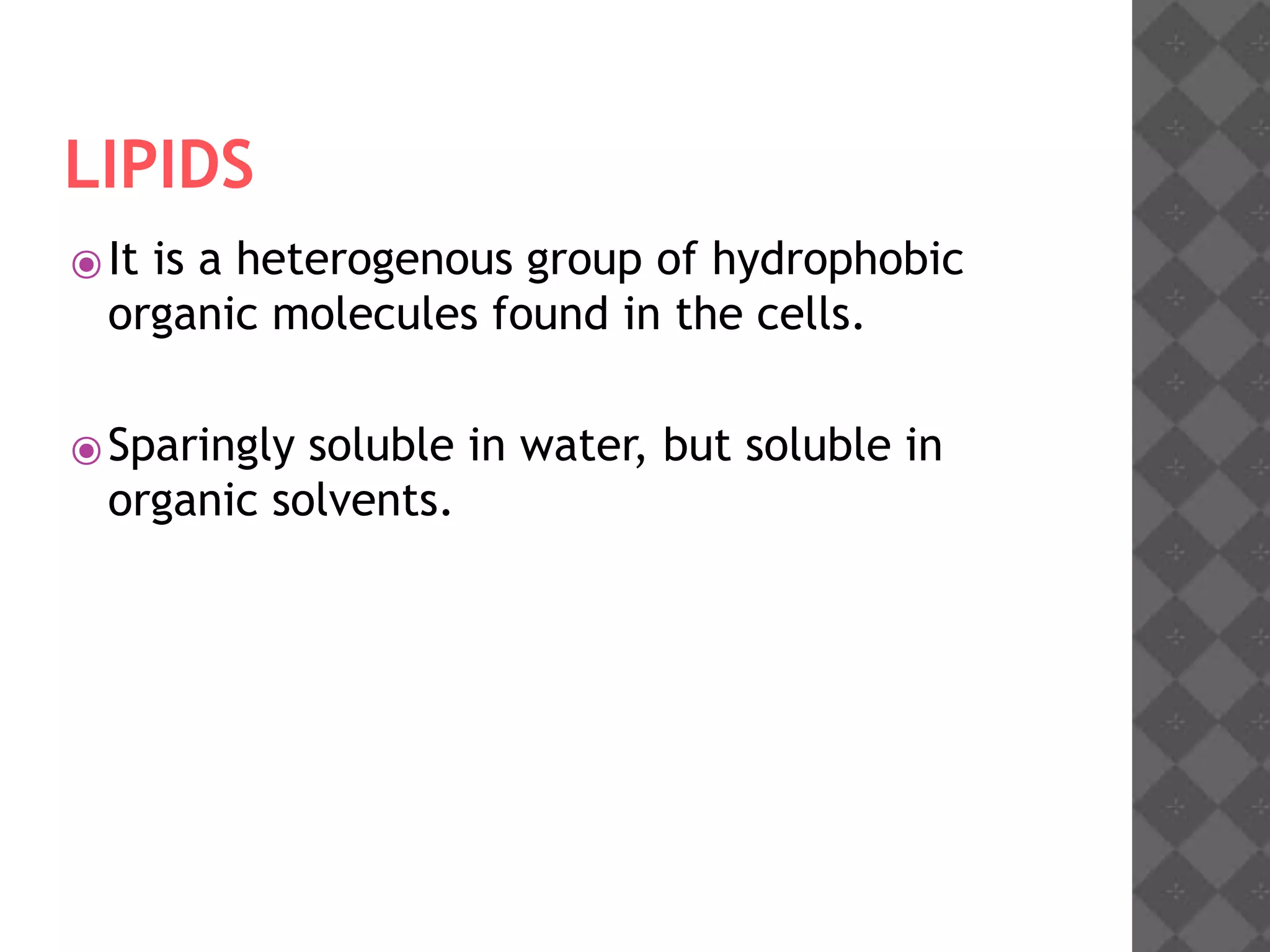 Lipids and their metabolism for nurses | PPTX
