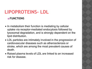Lipids and their metabolism for nurses | PPTX