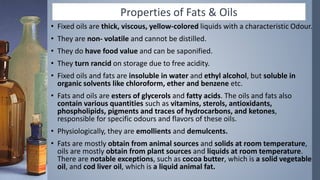 LIPIDS ( FATS, OILS & WAXES) | PDF