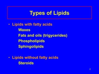 Lipids can be taught | PPT