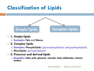 Lipids chemistry | PDF | Chemistry | Science