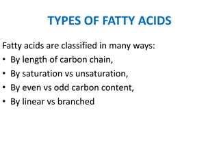 Lipids Chemistry.biovmchemistry slideshare.ootx