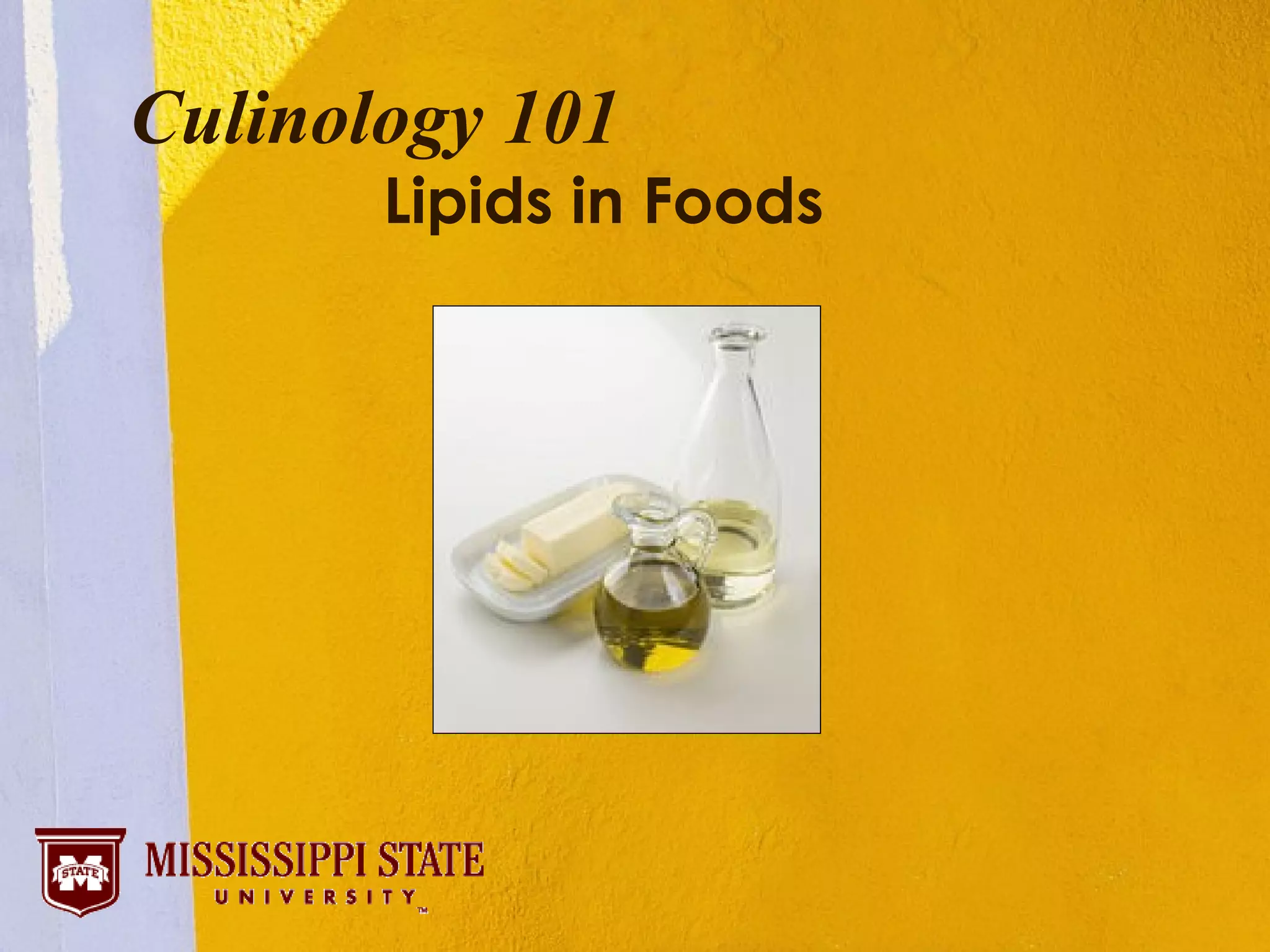 Lipids In Foods | PPT