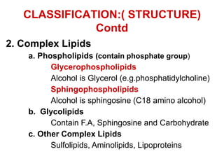 Lipids Introduction and their Nomenclature | PDF