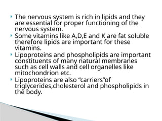 lipids lecture lipids chemistry structure of lipids classification ...