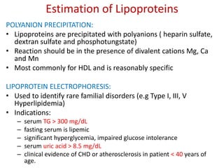 Lipids methodology | PPTX