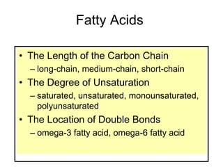 Lipids part 1.ppt oils and fats description | PPT