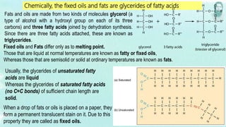 Lipids (Pharmacognosy) MANIK | PPTX